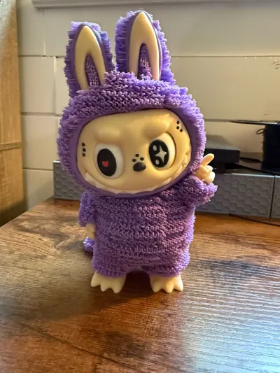 Labubu - Hope Labubu (Long Hair Version) Super Dense Fluffy Short Hair ...