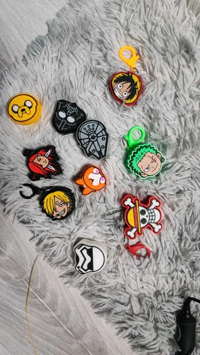 One Piece - Fidget Clickers-Luffy,Zoro,Sanji,Usopp - Free 3D Print ...