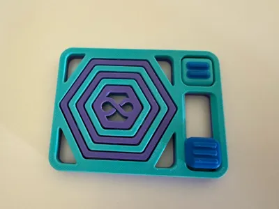 Hexagon Gyro Card Fidget - Print in Place - Free 3D Print Model ...
