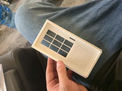 Functional Door for Miniature Dollhouse NO.2 - Free 3D Print Model ...