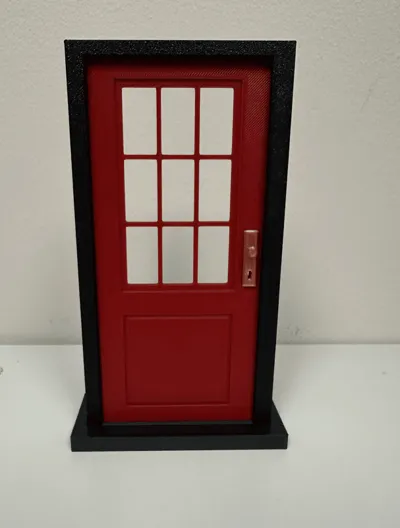 Functional Door for Miniature Dollhouse NO.2 - Free 3D Print Model ...
