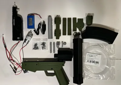 Electric Water Spray gun（MP5K Submachine gun） - Free 3D Print Model ...