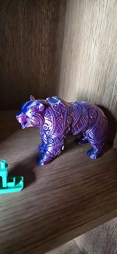 Designer BEAR Sculpture by 29FLO MakerWorld: Download Free 3D Models