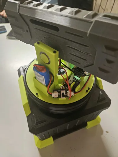 Remote Controlled Water Turret - Free 3D Print Model - MakerWorld