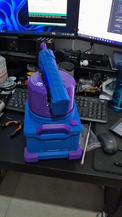 Remote Controlled Water Turret by MaKim MakerWorld: Download Free 3D Models