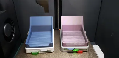 Sticky Note Holder with Stencils - Free 3D Print Model - MakerWorld