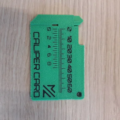 Vernier caliper card // SmartDeck collection - Free 3D Print Model ...