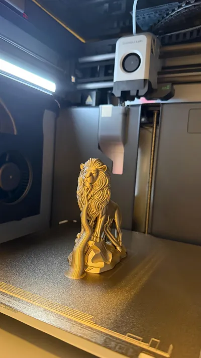 Crown of the Lion – Symbol of Brave Devotion - Free 3D Print Model ...