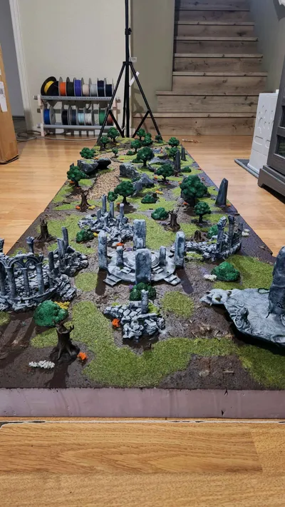 Ritual stone circle - 3 variants - DND scenery - Free 3D Print Model ...