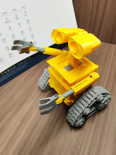 Wall-E Articulating Model - Free 3D Print Model - MakerWorld