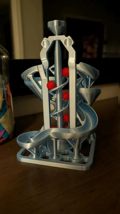 Print-in-Place Marble Run - Free 3D Print Model - MakerWorld
