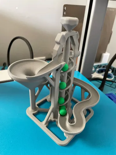 Print-in-Place Marble Run by WillCAD MakerWorld: Download Free 3D Models