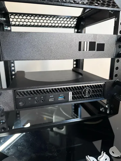 Dell Optiplex Micro 10 Inch Rack Mount Bracket Remixed by bluethunder ...