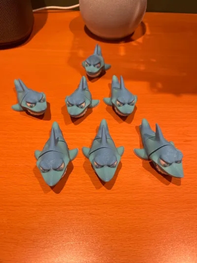 Flexi Shark - Mischievous Grin and Pure Fun! by PinkyWings MakerWorld ...