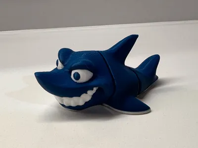 Flexi Shark - Mischievous Grin and Pure Fun! by PinkyWings MakerWorld ...