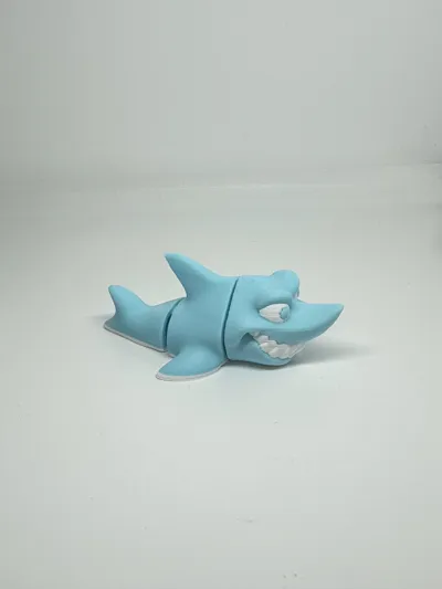 Flexi Shark - Mischievous Grin and Pure Fun! by PinkyWings MakerWorld ...