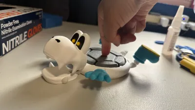 Super Mario Dry Bones Koopa Troopa coaster (NoAMS) by Super_Laserkatz ...