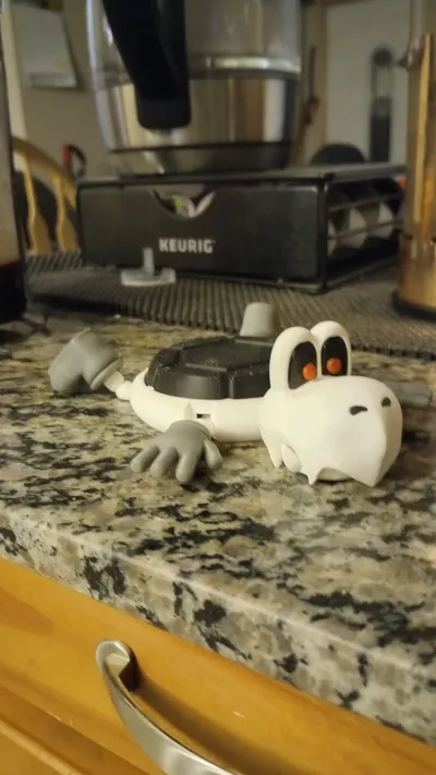 Posavasos de Super Mario Dry Bones Koopa Troopa (Sin AMS) - Modelo de ...