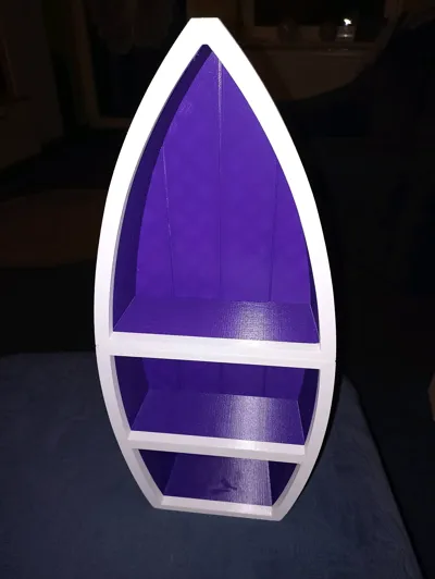 Rowboat Shelf Maritime - Free 3D Print Model - MakerWorld