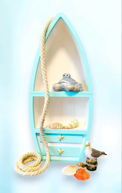 Rowboat Shelf Maritime - Free 3D Print Model - MakerWorld