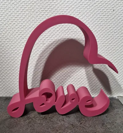 Love heart deco by HG_Design - MakerWorld