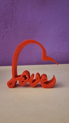 Love heart deco by HG_Design - MakerWorld