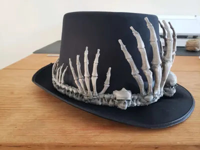 Voodoo Crown of Bones and Teeth - Free 3D Print Model - MakerWorld
