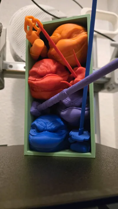TMNT Book Nook and Wall Mount by Treddigineer MakerWorld: Download Free ...