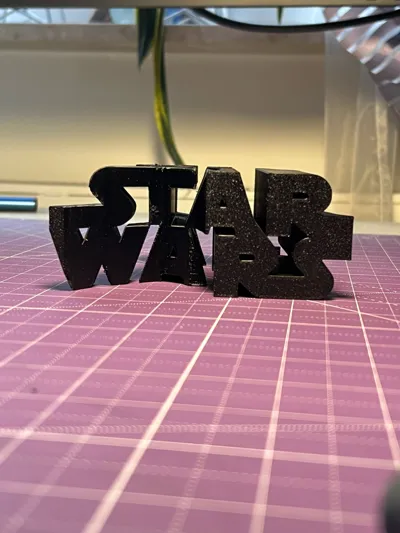 Star Wars Flip Text by Wantun MakerWorld: Download Free 3D Models