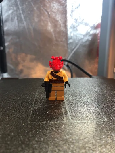 Rodian Head (Lego Compatible) - Free 3D Print Model - MakerWorld