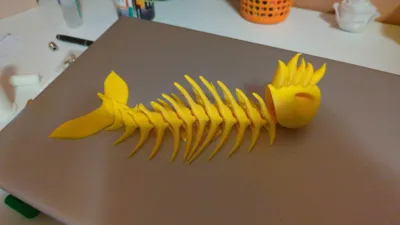 Articulated fishbone - Free 3D Print Model - MakerWorld