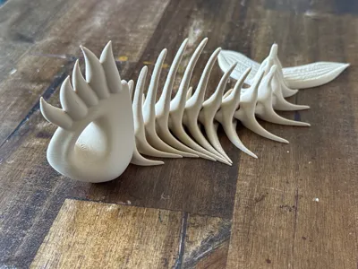 Articulated fishbone - Free 3D Print Model - MakerWorld