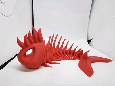 Articulated fishbone - Free 3D Print Model - MakerWorld