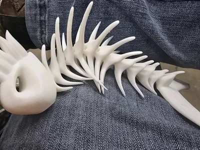 Articulated fishbone - Free 3D Print Model - MakerWorld