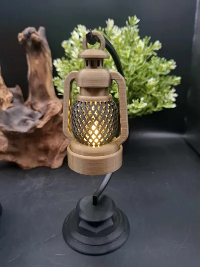 Mini Oil Lamp Tea Light Lantern by Maxx Design MakerWorld: Download ...