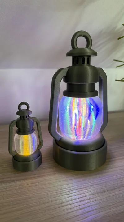 Mini Oil Lamp Tea Light Lantern by Maxx Design MakerWorld: Download ...