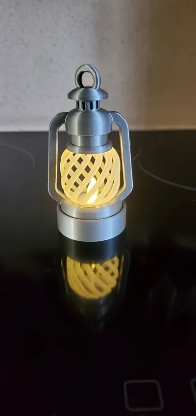 Mini Oil Lamp Tea Light Lantern by Maxx Design MakerWorld: Download ...
