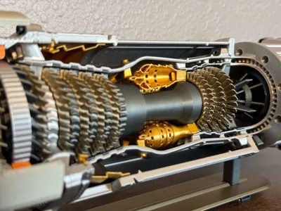 Anakin Skywalker PodRacer Engine - Section Cutout by dedge MakerWorld ...