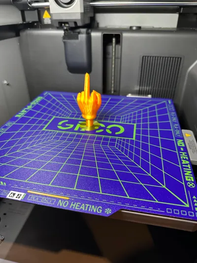 Extending Middle Finger Pointer - Free 3D Print Model - MakerWorld