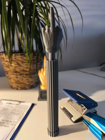 Extending Middle Finger Pointer - Free 3D Print Model - MakerWorld