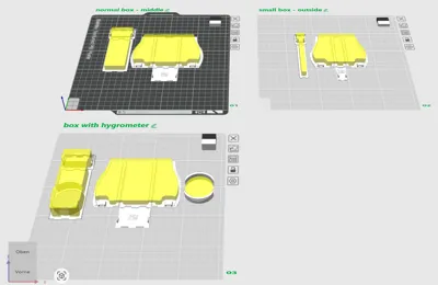 AMS Dry Box - easy2print - (dry box for AMS) - Free 3D Print Model ...
