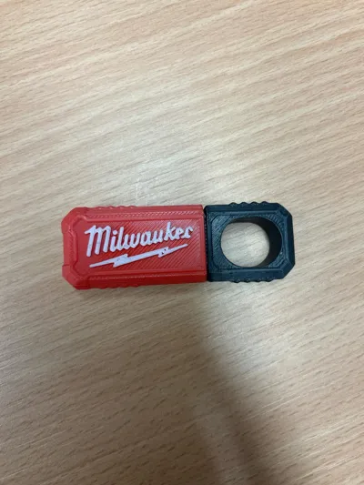 Milwaukee Pocket Driver - Compact 2 Bit EDC - Free 3D Print Model ...
