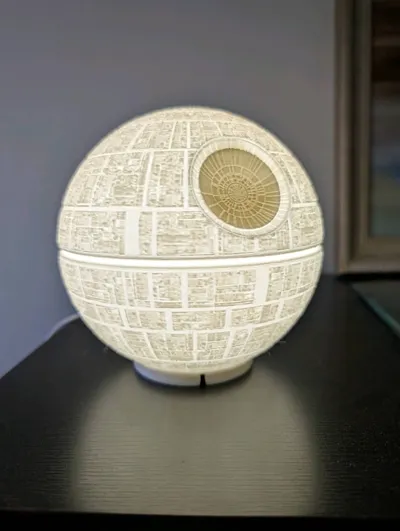Death Star Lamp Remixed by Paulies Prints MakerWorld: Download Free 3D ...