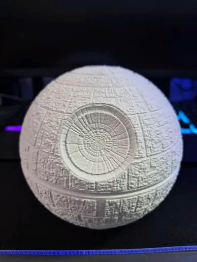 Death Star Lamp - Free 3D Print Model - MakerWorld