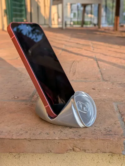 Soda Can Phone Stand - Free 3D Print Model - MakerWorld