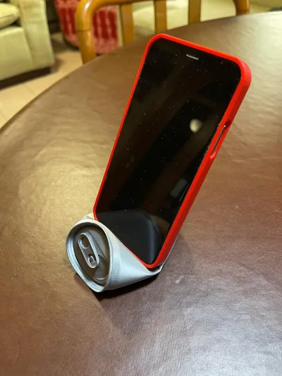 Soda Can Phone Stand - Free 3D Print Model - MakerWorld