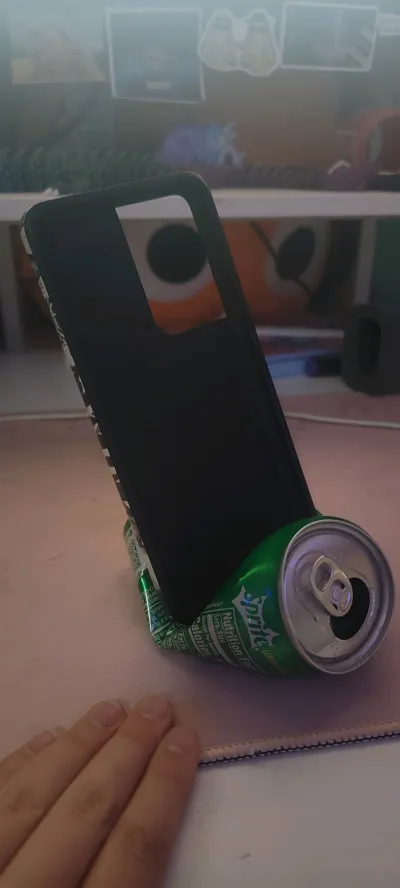 Soda Can Phone Stand - Free 3D Print Model - MakerWorld