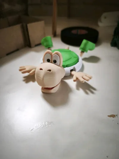 Super Mario Koopa Troopa Coaster (NoAMS) by Super_Laserkatz MakerWorld ...