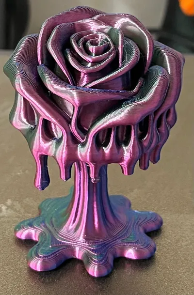 Melting Rose - Free 3D Print Model - MakerWorld