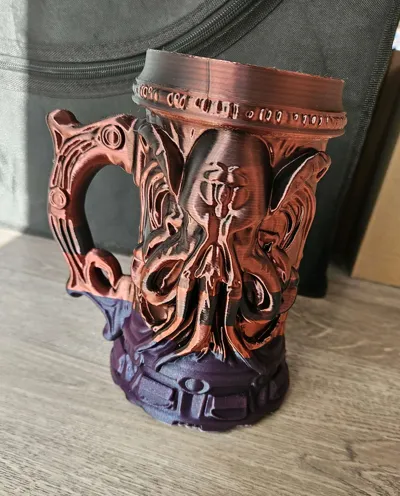 Cthulhu Can Holder (0.5L + 12oz Cans) - Beer mug by RUMcajz MakerWorld ...